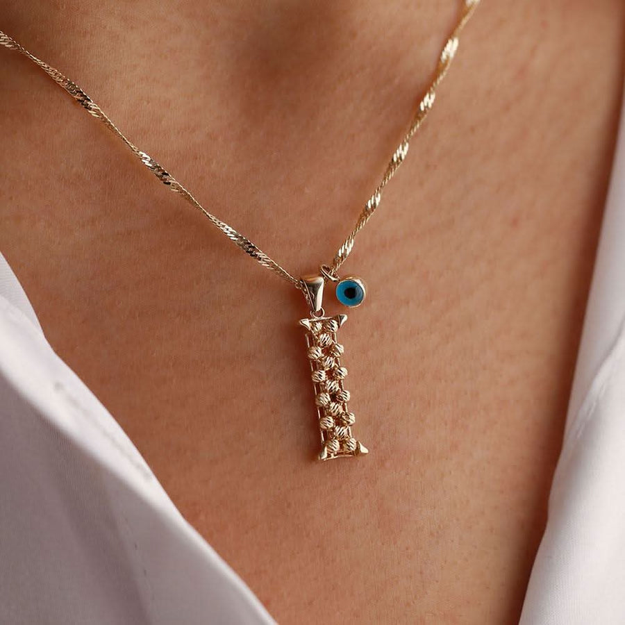 I Harf Altın Kolye – Tufanlar Kuyumculuk